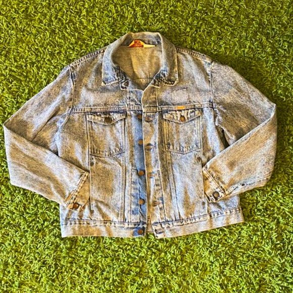 Rustler | Jackets & Coats | Vintage 8s Acid Wash Denim Jacket By ...